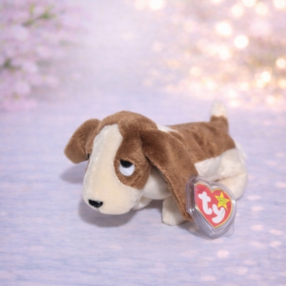 Ty | Toys | Tracker Ty Plush Dog In Brown And White | Poshmark